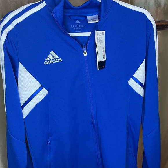adidas | Jackets & Coats | New Womens Adidas Condivo Royal Blue And ...